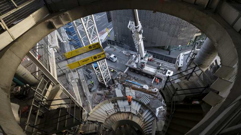 'Quite fun': Double helix puts a new twist on UTS staircase design