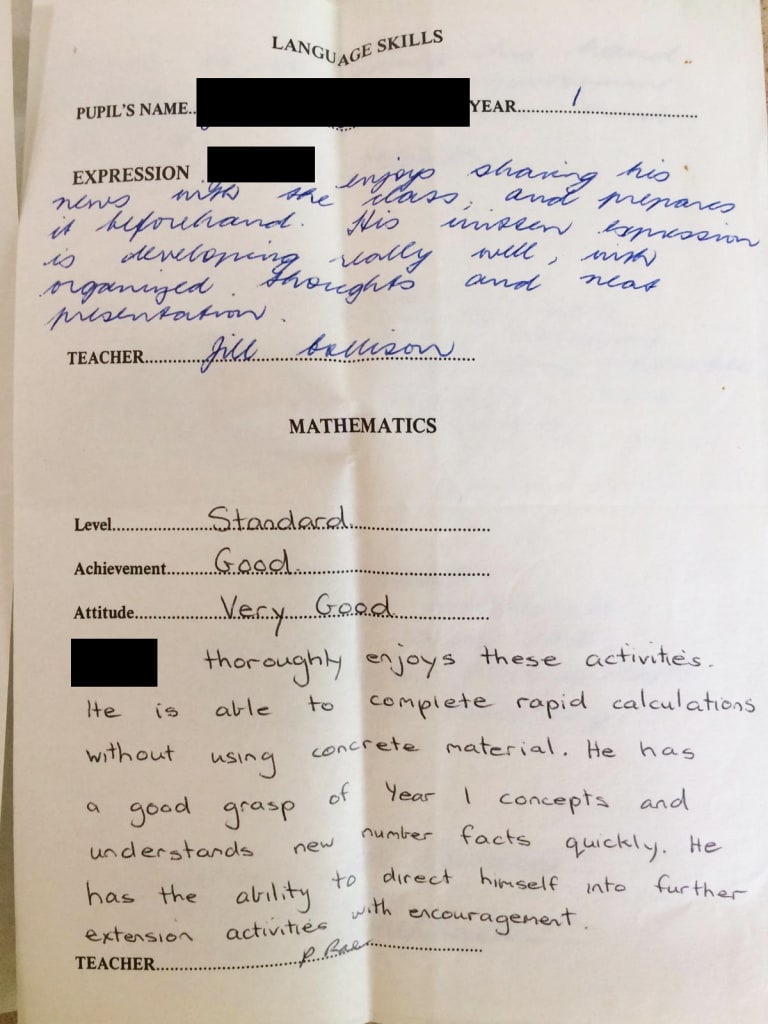 'Sterile and technical': the problem with primary school report cards