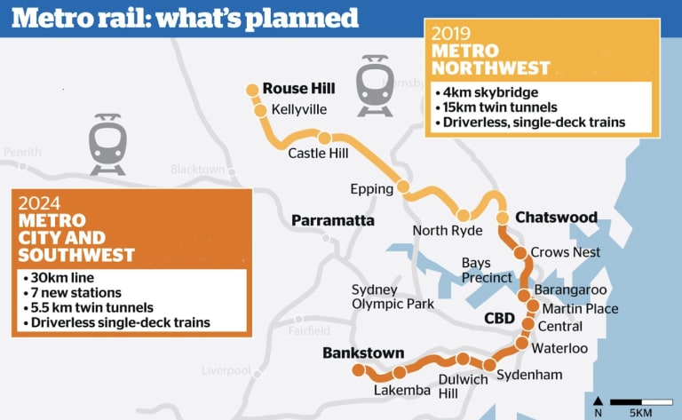 Date set for closure of Epping to Chatswood rail line