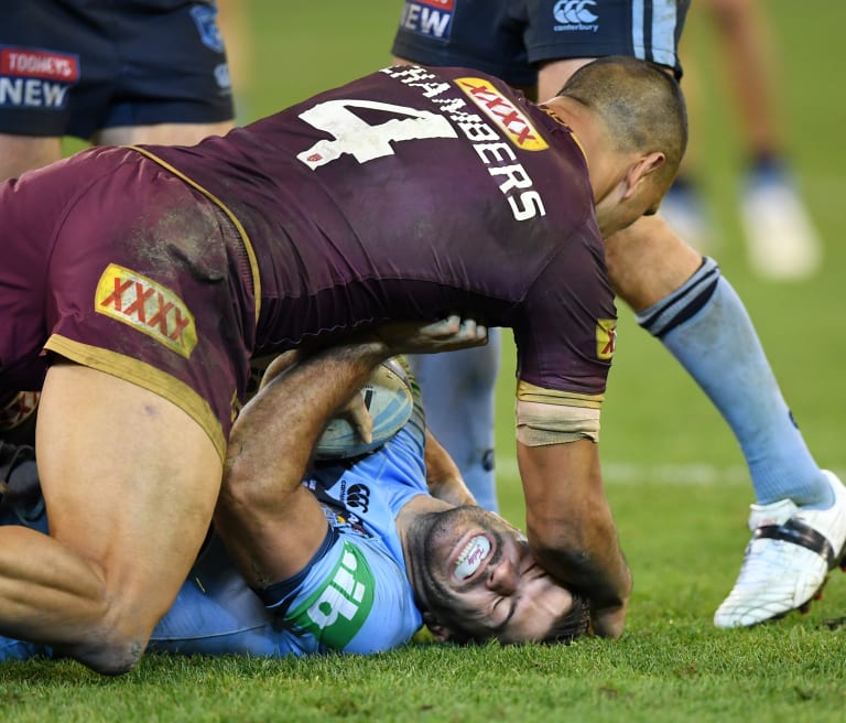 We won't let niggling Maroons get under our skin, says de Belin