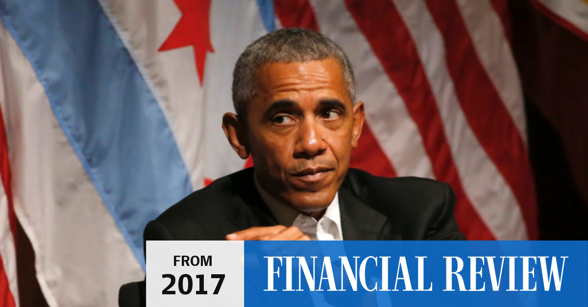 Barack Obama returns, saying he's out to help young people become leaders