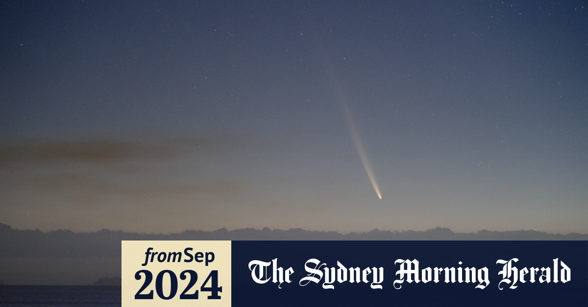 Under a ‘second moon’, a three-act spectacular comet show is under way