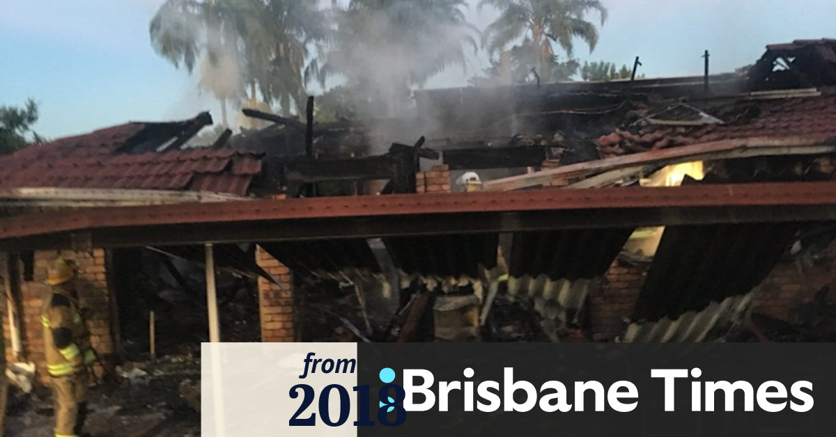 Neighbours save couple from Brisbane house fire