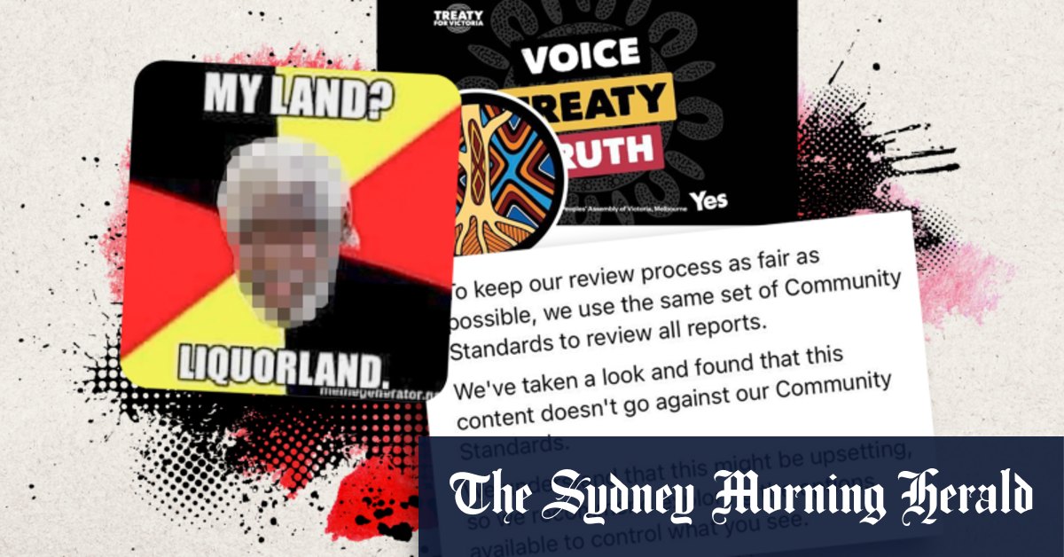 Voice To Parliament Meta Allows Facebook Instagram Racism Against