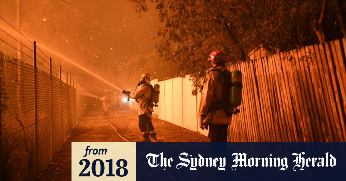 Sydney fire: Bushfire downgraded, but continues to burn