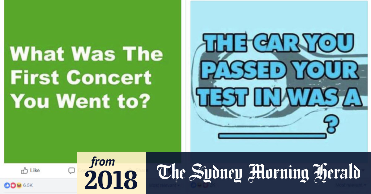 Viral Facebook posts a treasure trove for identity thieves