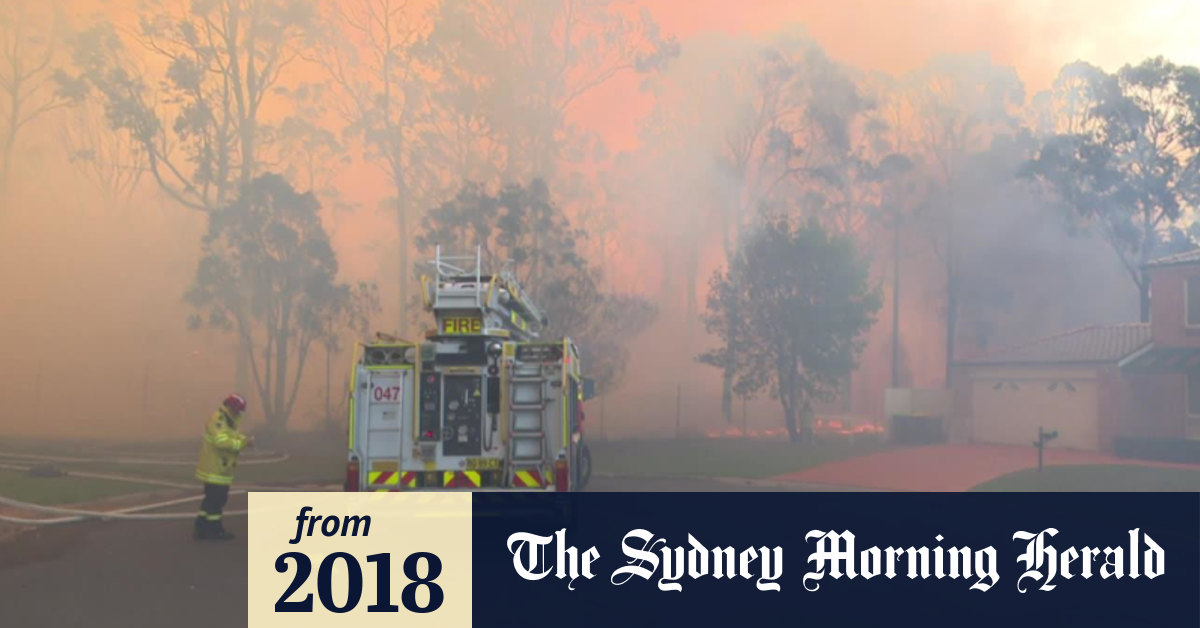 Sydney fire: Warning issued for southern Sydney suburbs