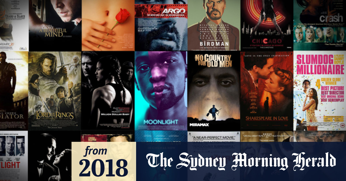 Pick your favourite best picture winners from the last 20 years