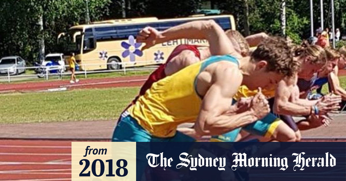 Canberra sprinter Tom Agnew breaks record in Finland