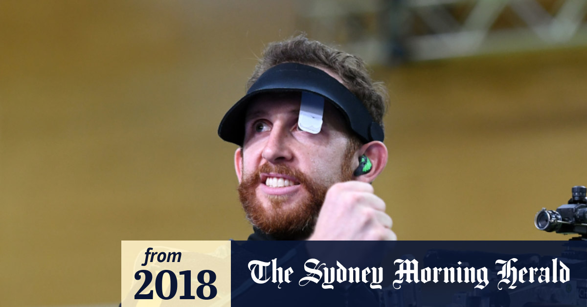 Australia's Dane Sampson wins air rifle gold in tense final