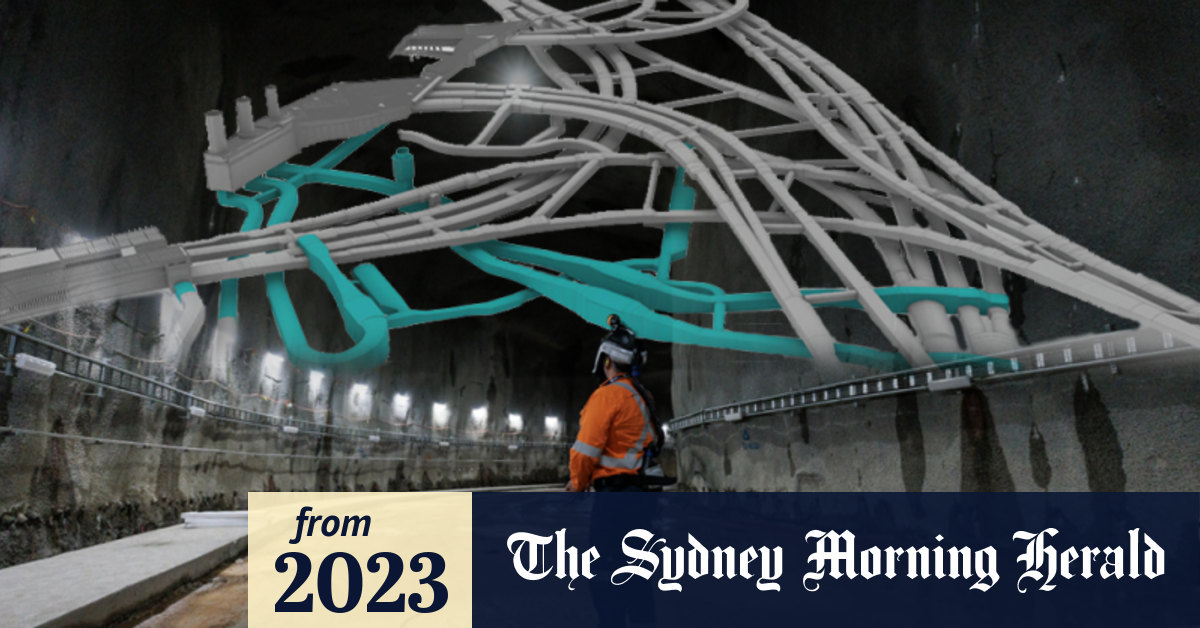 WestConnex Rozelle interchange: Inside motorway’s spaghetti junction ...