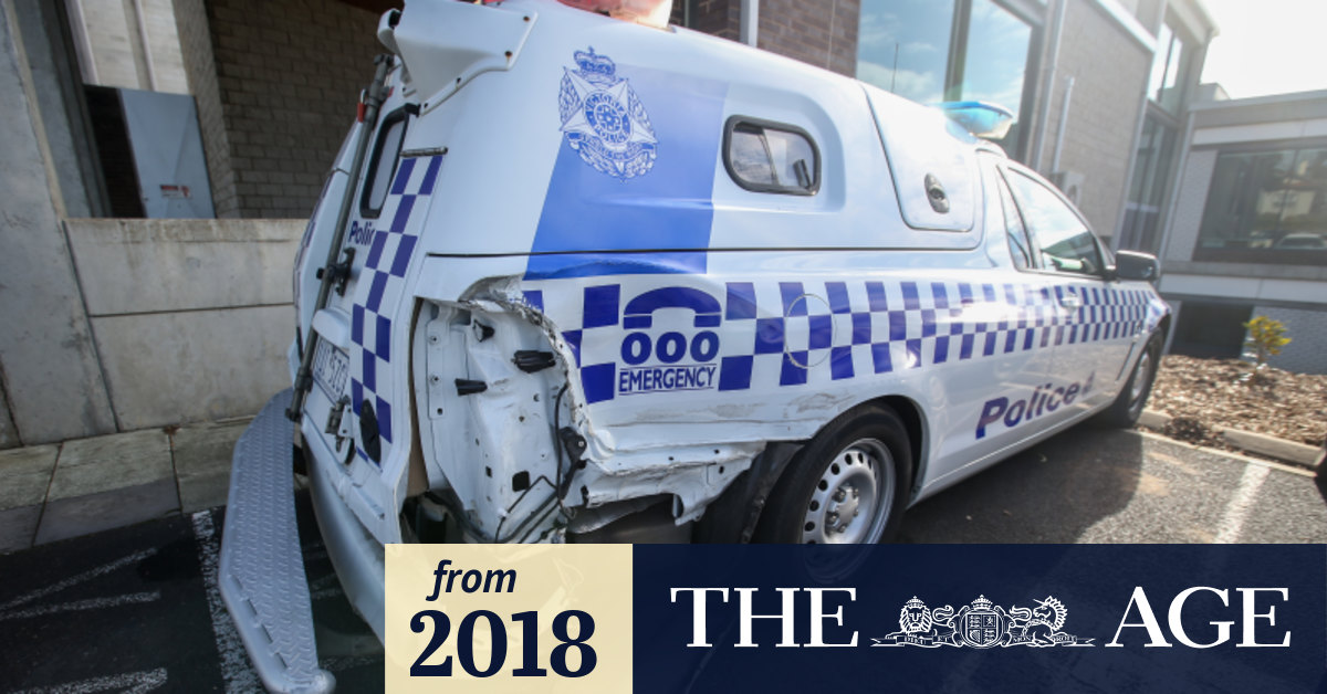 First person charged under tough new laws against ramming police cars