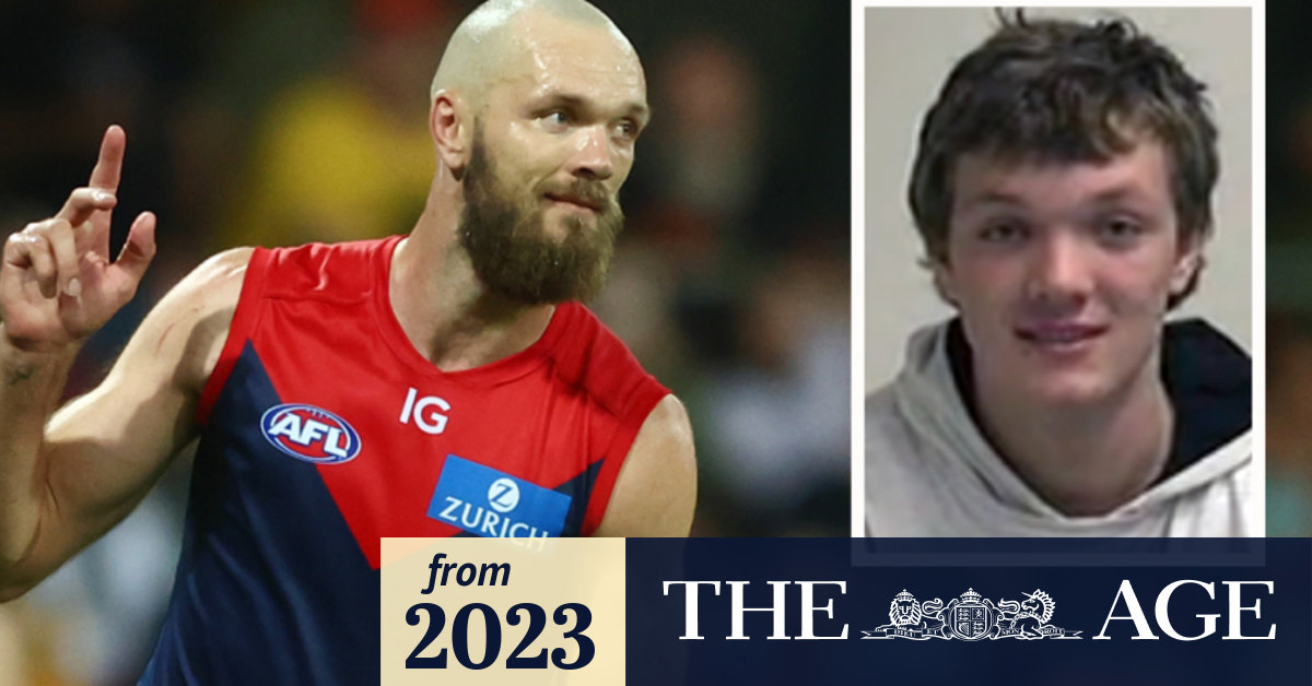 AFL Finals 2023: Max Gawn’s draft video shows a portrait of the artist ...