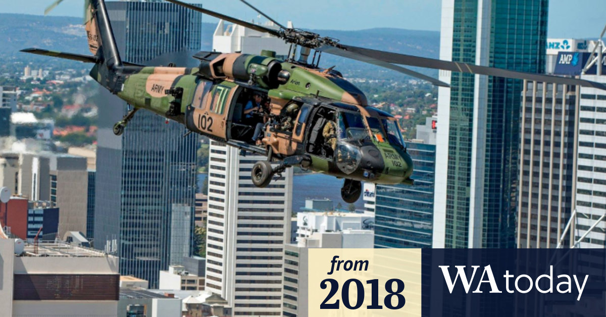 Black Hawk helicopters to take part in WA counter-terrorism exercises