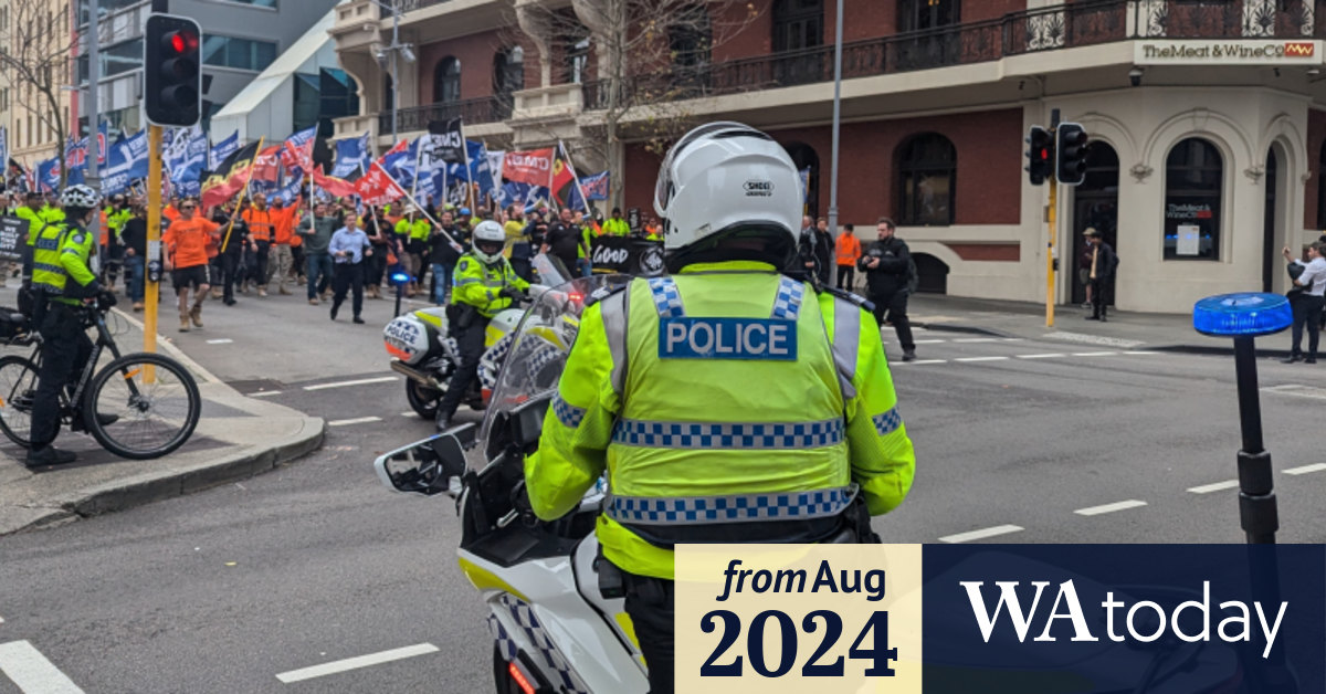 CFMEU: Perth protest rally