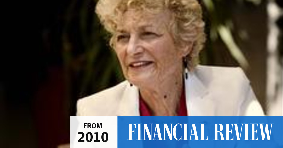 Lunch with ... Fiona Stanley