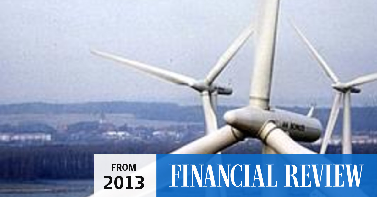 Origin: Wind farm plan blown away