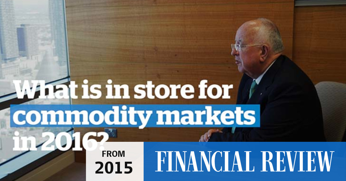 Outgoing Rio Tinto CEO's 2016 predictions