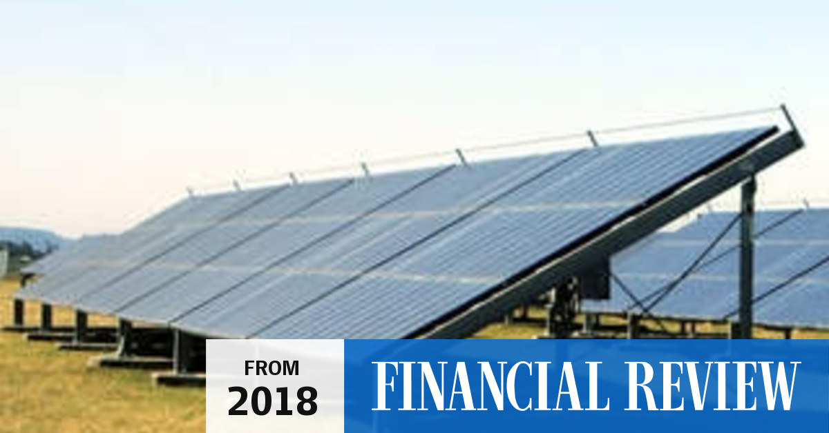 Flow Power expands to solar as corporates hunt cheaper energy deals