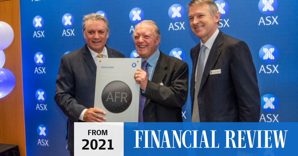Financial Review celebrates 70th year by ringing bell at ASX