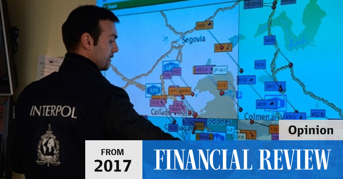 Interpol's global criminal database and my face