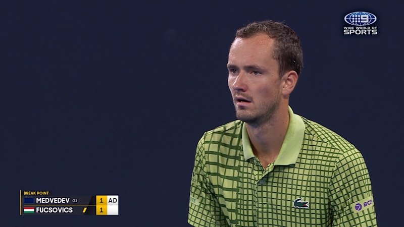 Video: 2026 Brisbane International Highlights: Daniil Medvedev v Marton ...