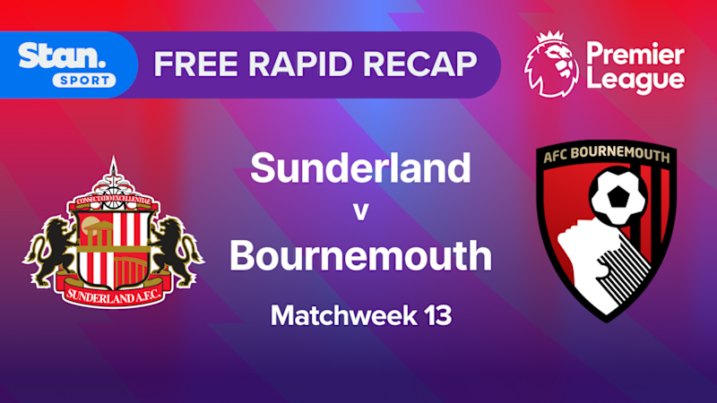 Video: Rapid Recap | MW13: Sunderland vs Bournemouth