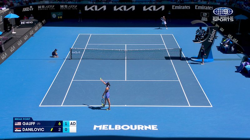 Video: Australian Open Highlights: Coco Gauff v Olga Danilovic