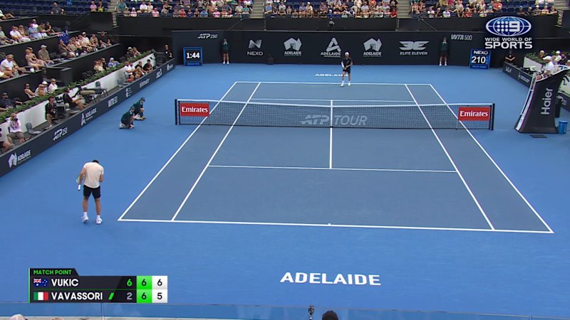 Video: Vukic seals it in strange fashion