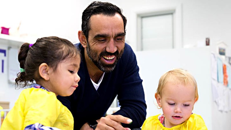 Video: Adam Goodes supporting children's literacy