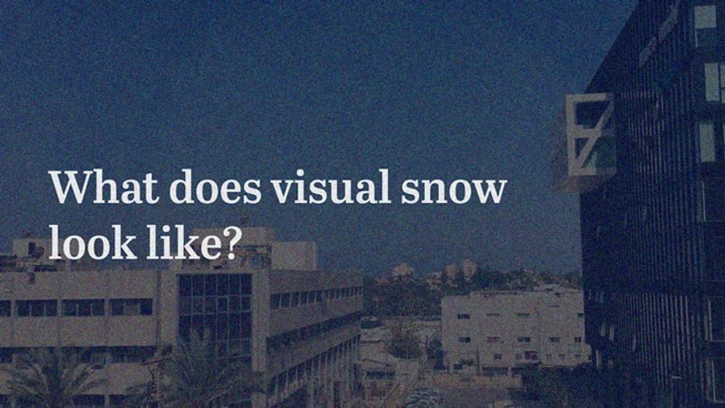 Video: What does visual snow look like?