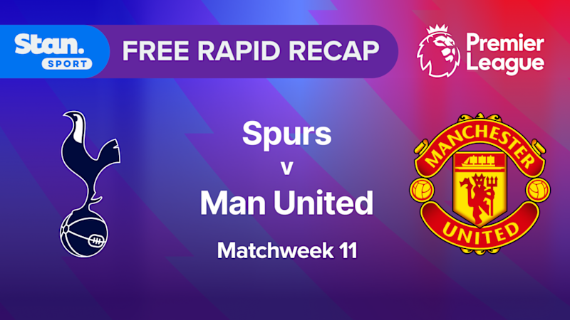 Video: Rapid Recap | MW11: Spurs vs Man Utd