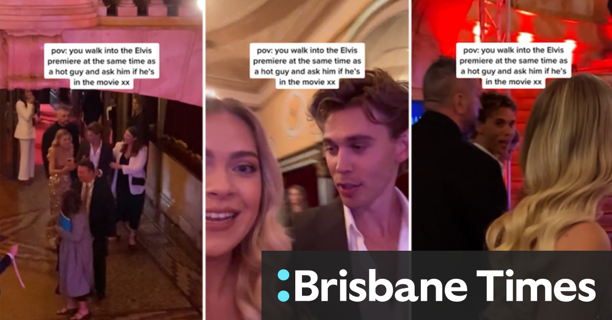 TikTok star Millie Ford goes rogue with Austin Butler at the Elvis ...