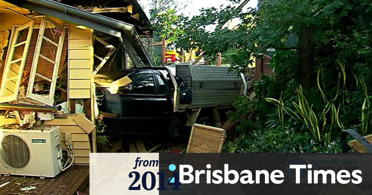 Video: Ute crashes into Newmarket house