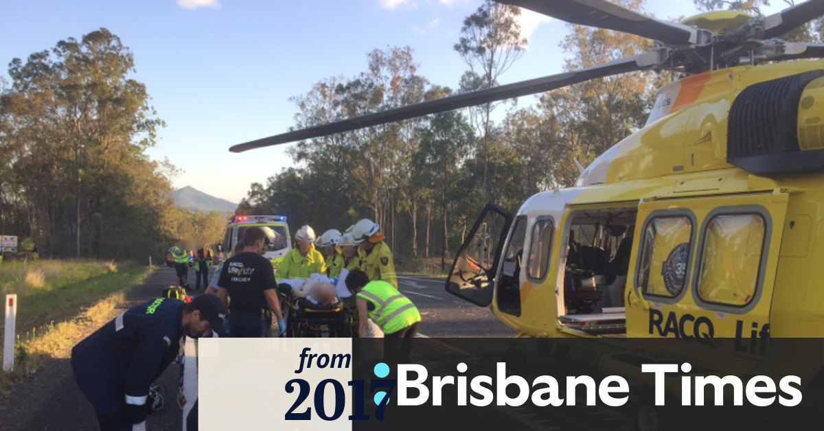Bruce Highway crash victims pulled from car as petrol caught fire