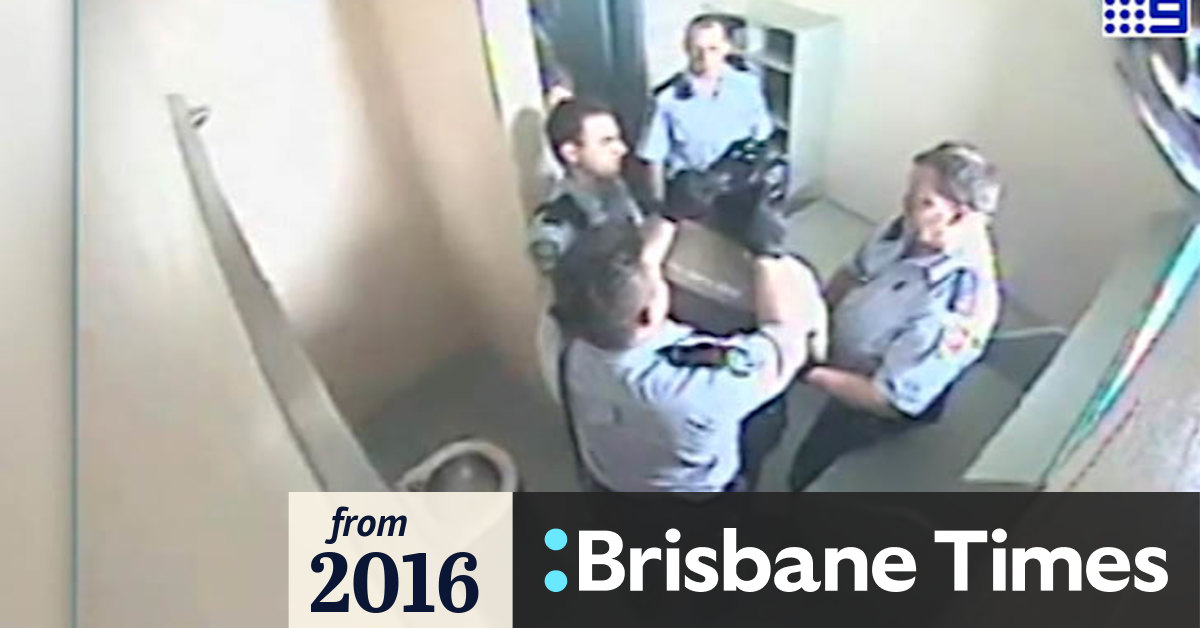 Video: Teenager given spit mask