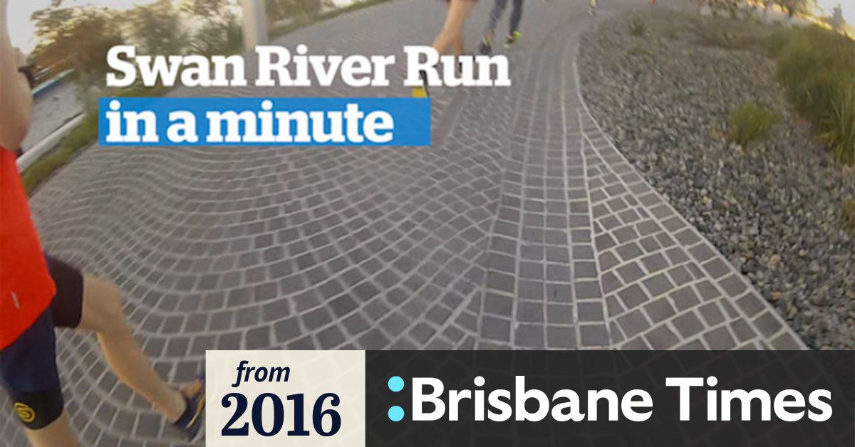 Video: Swan River Run: 5km in a minute