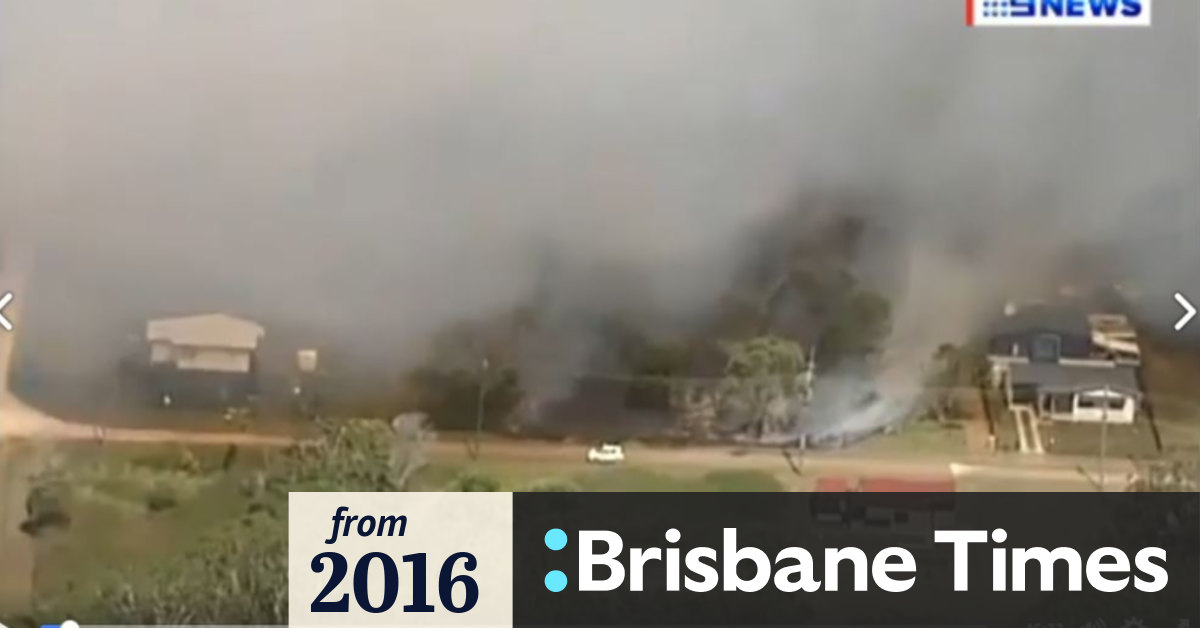 Russell Island bushfire warning downgraded