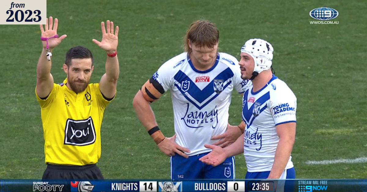 Video: NRL Highlights: Knights v Bulldogs - Round 24