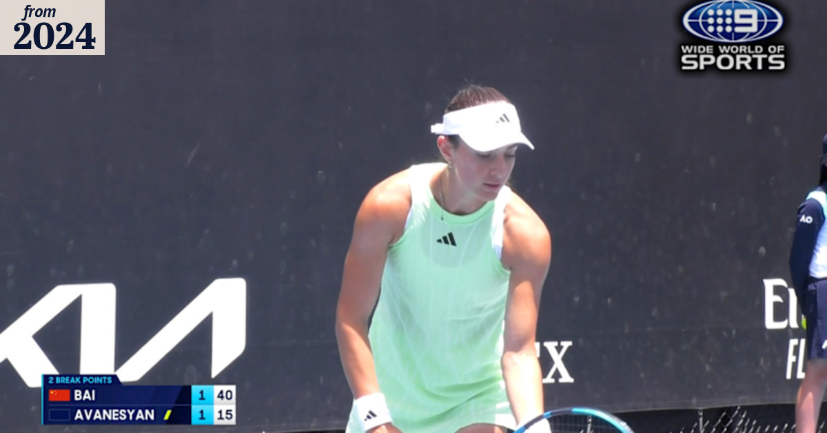 Video: Australian Open Highlights: Zhouxuan Bai v Elina Avanesyan