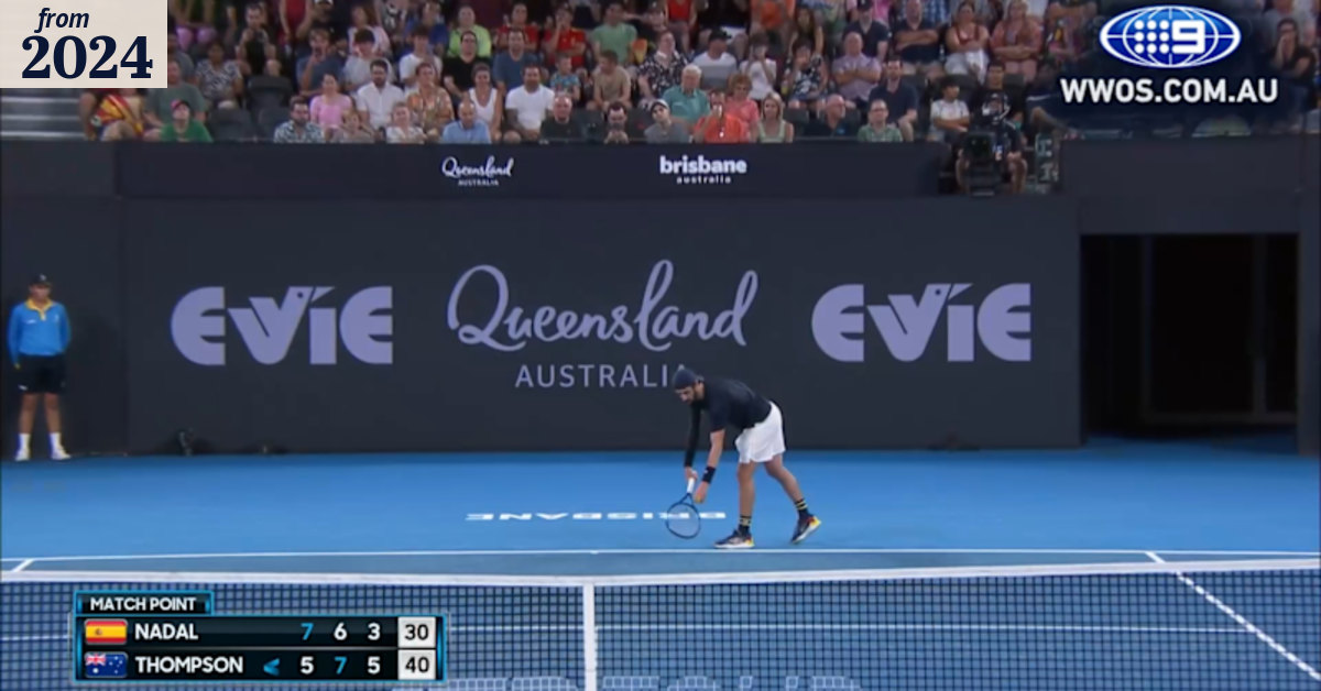 Video: Brisbane International Highlights: Rafael Nadal v Jordan Thompson