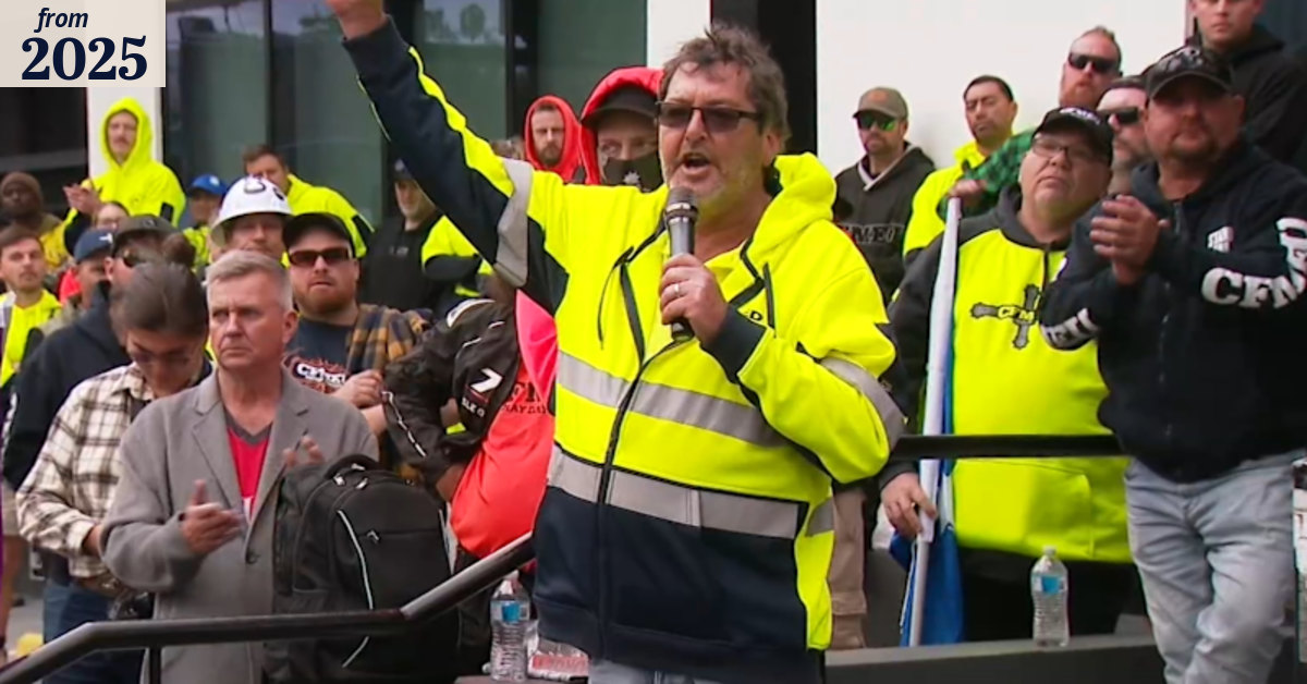 Video: CMFEU take to Queensland streets again