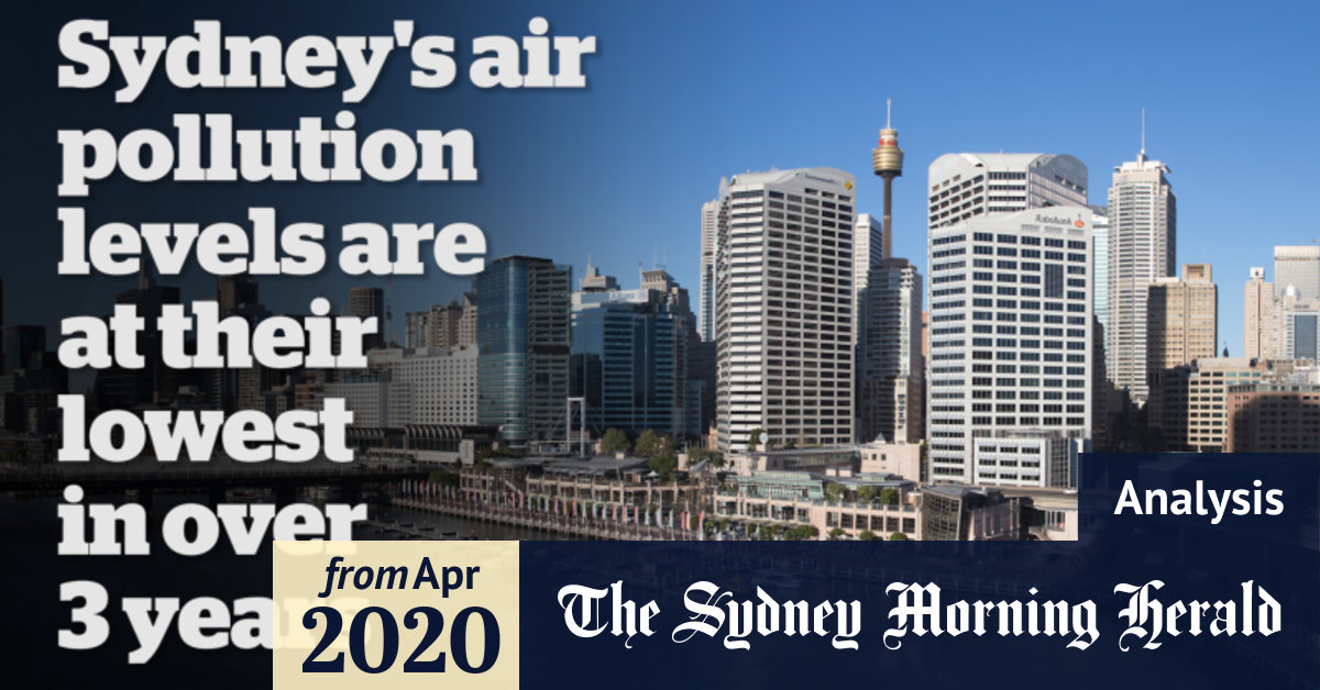 Video: Sydney's air-pollution levels are at their lowest in 3 years