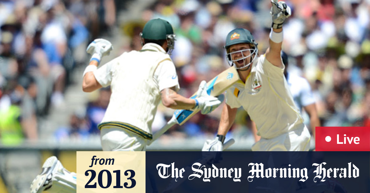 Live: Day four, 4th Ashes Test, Melbourne