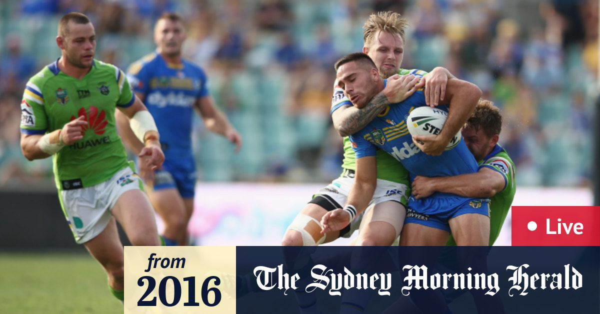Live NRL scores: Canberra Raiders v Parramatta Eels, round 24