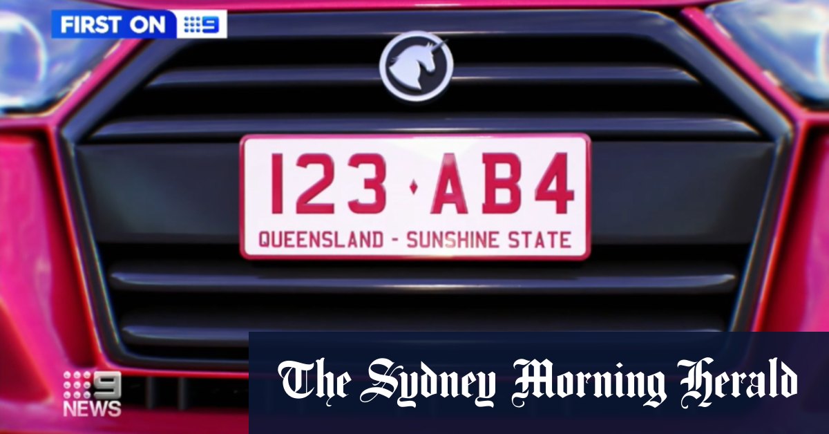 Video: New license plates hit Queensland
