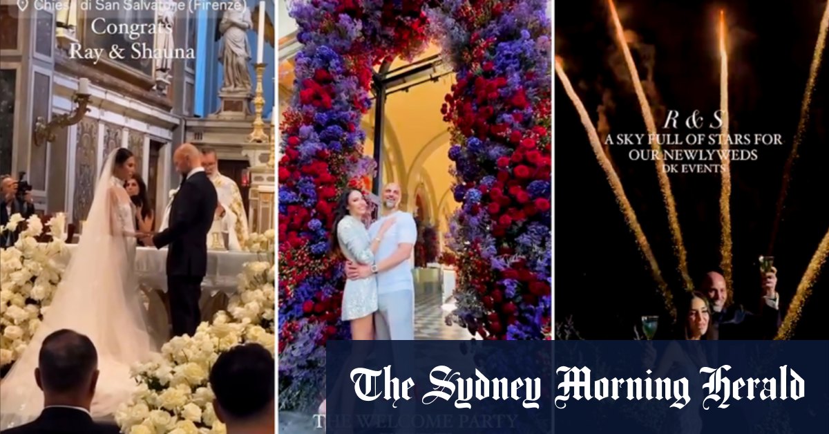 Video: Florence wedding of Remon Fayad and Shauna Niaz