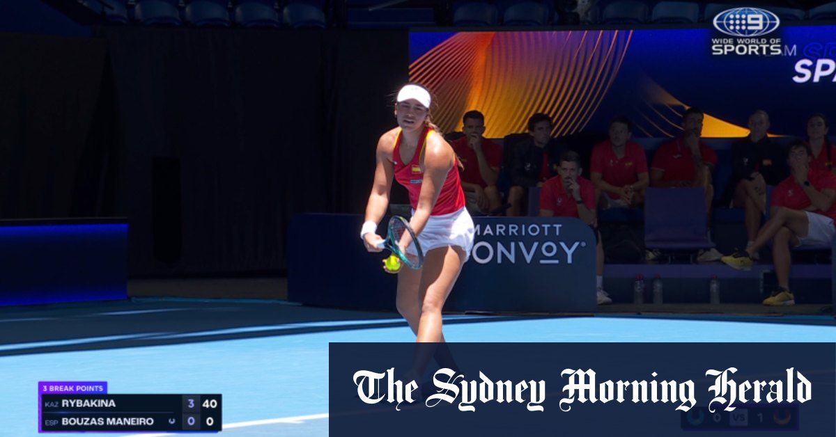 Video: United Cup Highlights: Elena Rybakina (KAZ) v Jéssica Bouzas ...