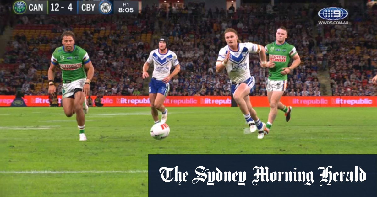 Video: NRL Highlights: Raiders v Bulldogs - Round 11