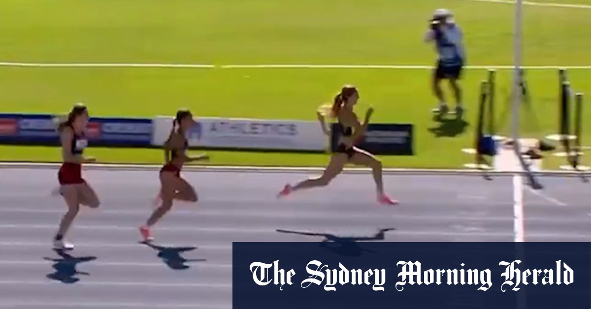 Video: Leah O'Brien breaks raelene Boyle's record